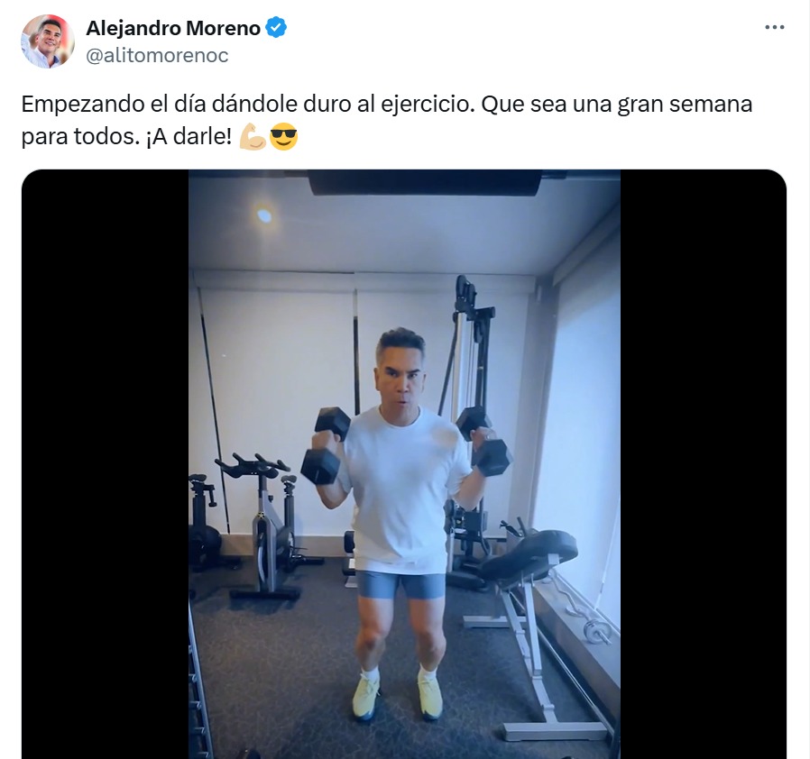 Alito comparte video ejercitándose y redes se burlan |FOTOS