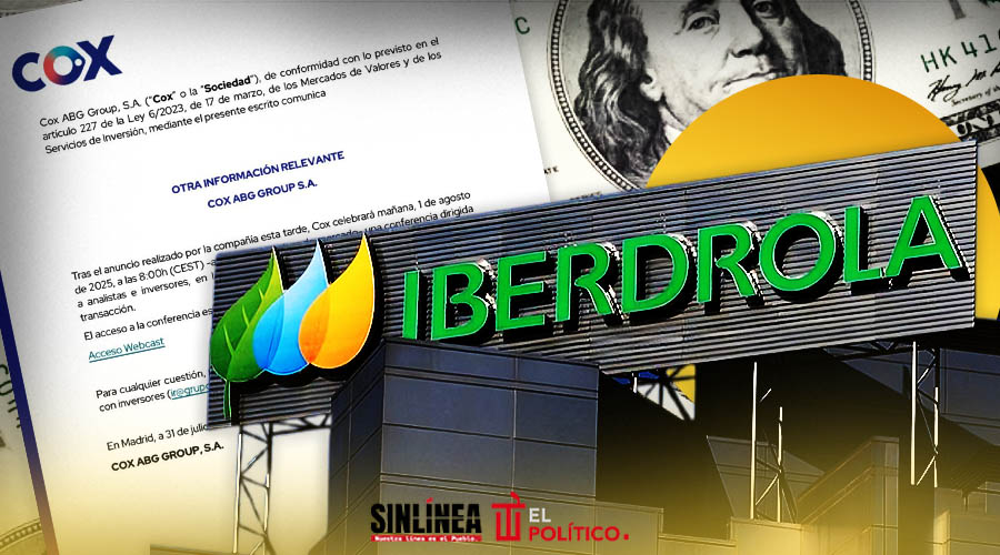 Cox anuncia compra de Iberdrola México por 4 mil 200 mdd