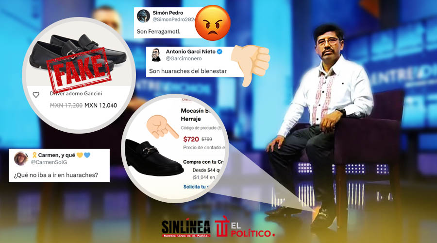 Oposición le inventa zapatos Ferragamo a Hugo Aguilar