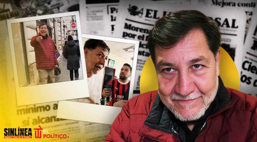 Noroña acusa a medios de promover acoso en su contra