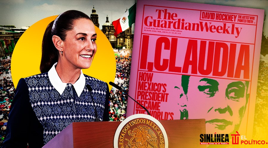 Sheinbaum protagoniza portada de la revista The Guardian