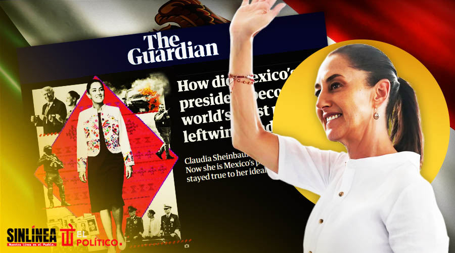 The Guardian ve a Sheinbaum como referente de la izquierda
